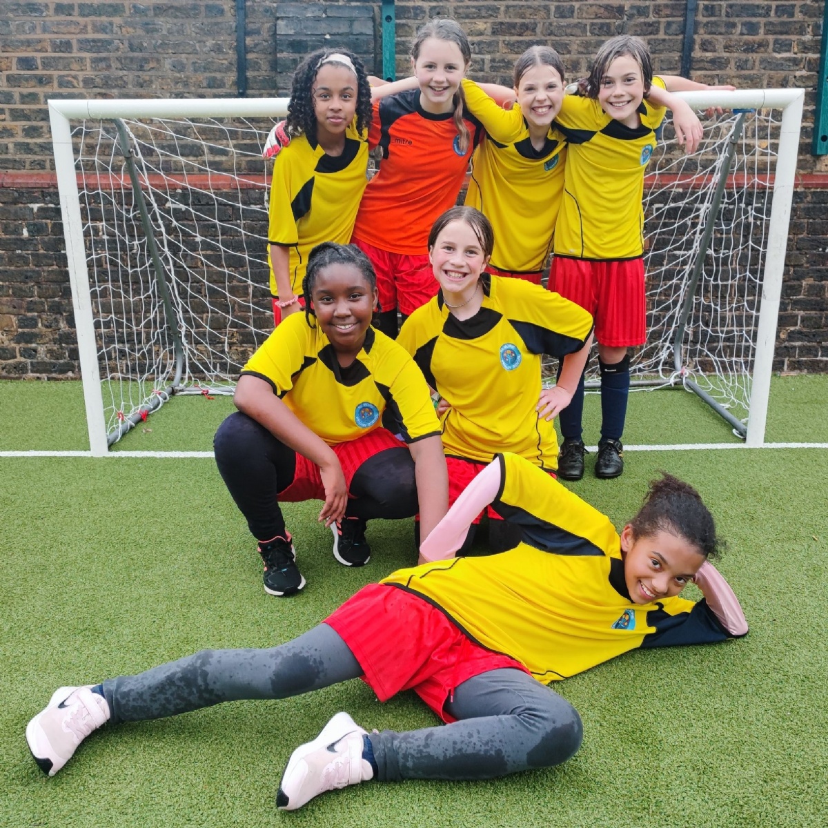 Kilmorie Primary School - 5-0 win for our Monday night football girls team